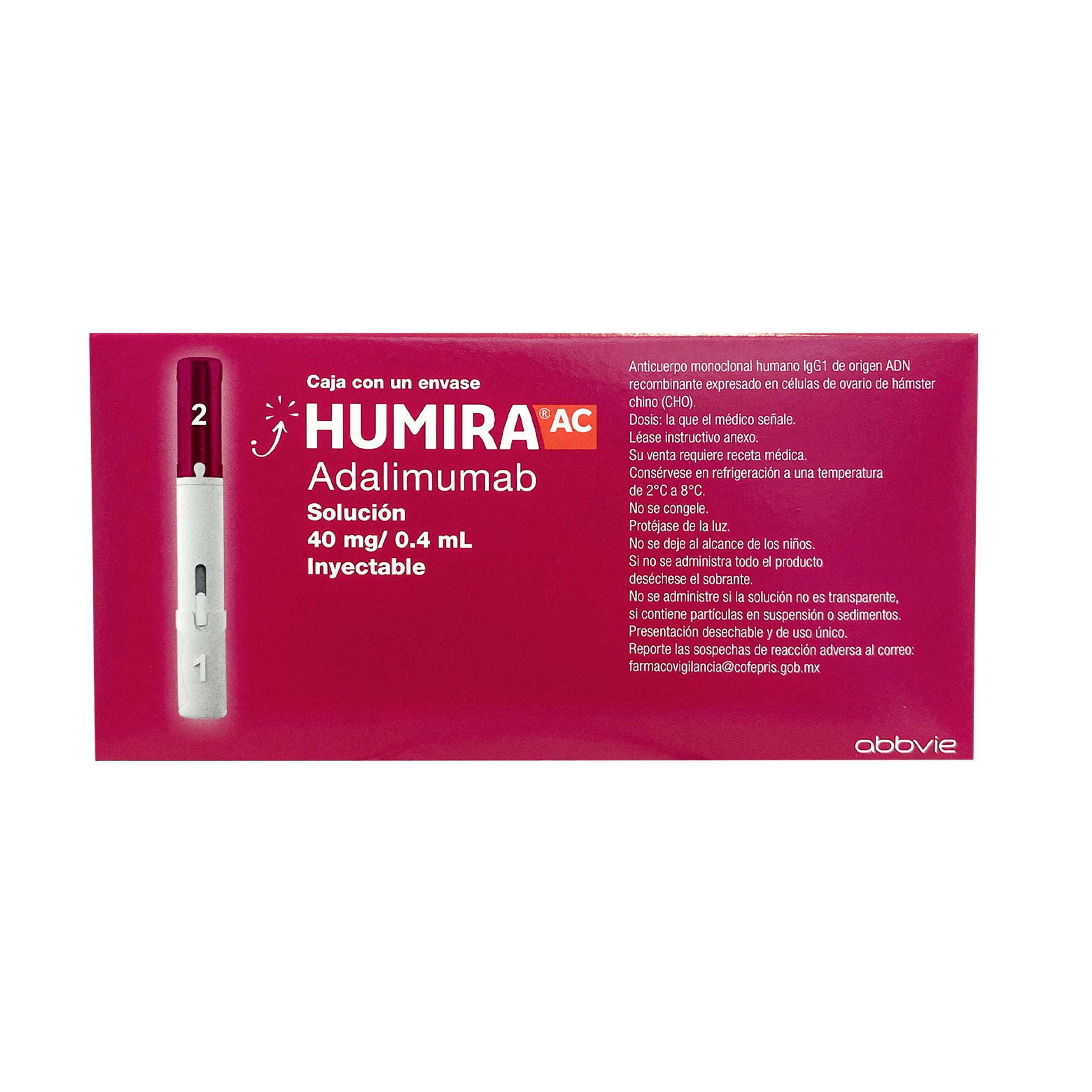 Humira Precio en Descuento y disponibilidad: Envío Gratis - FARMACIAS MACROSS