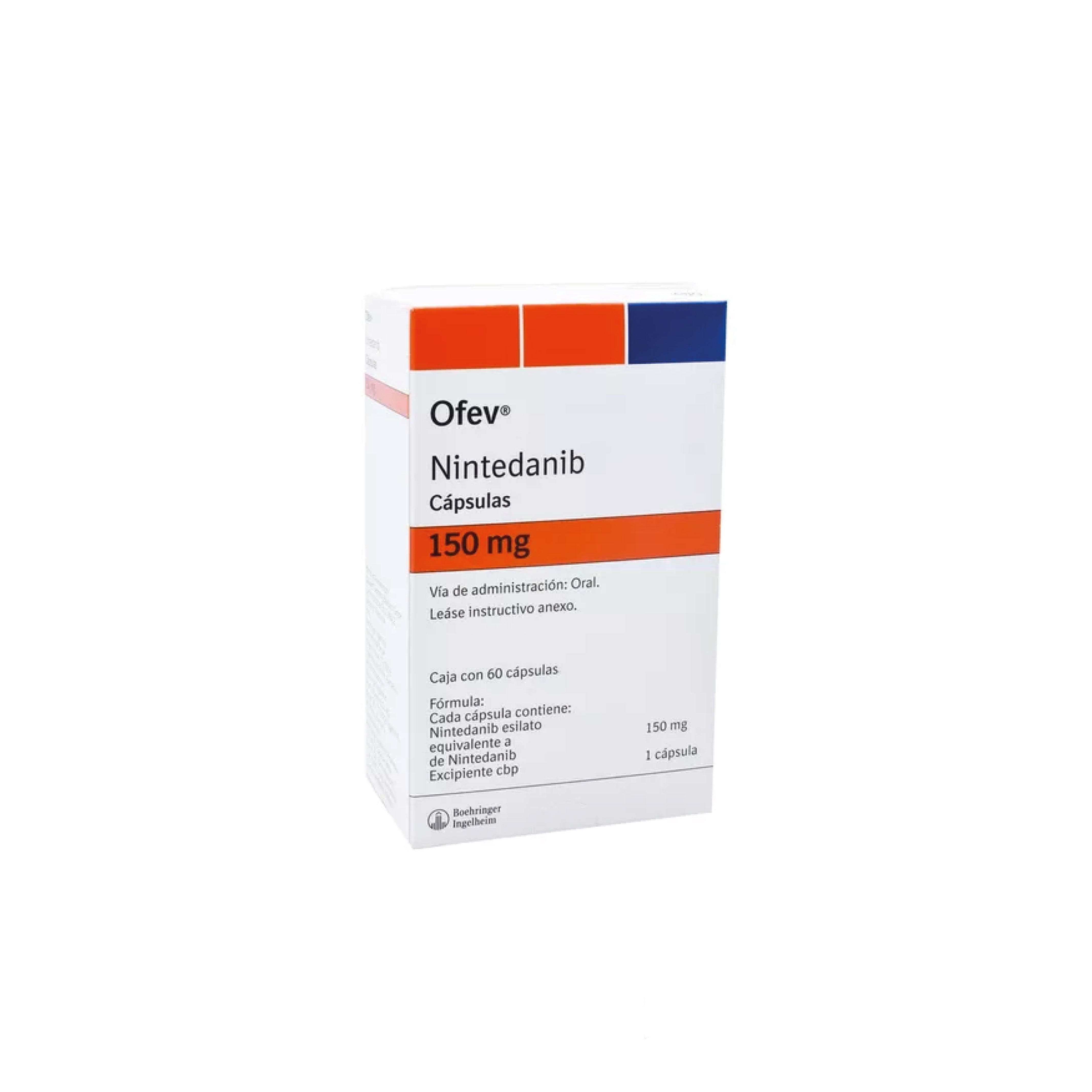 Ofev 150 mg precio México: Para Fibrosis Pulmonar Idiopática ...