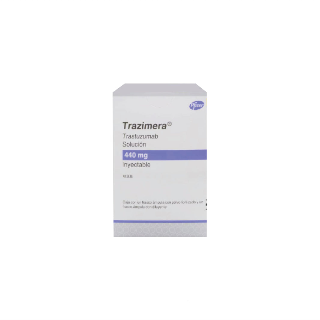 TRAZIMERA 440 mg trastuzumab sol. inyectable caja c/1 frasco ámpula ...