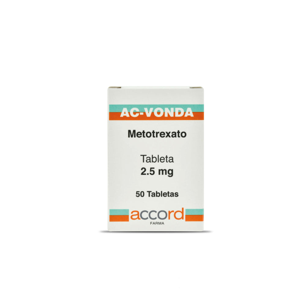 AC-VONDA Metotrexato 2.5 mg frasco con 50 tabletas - FARMACIAS MACROSS
