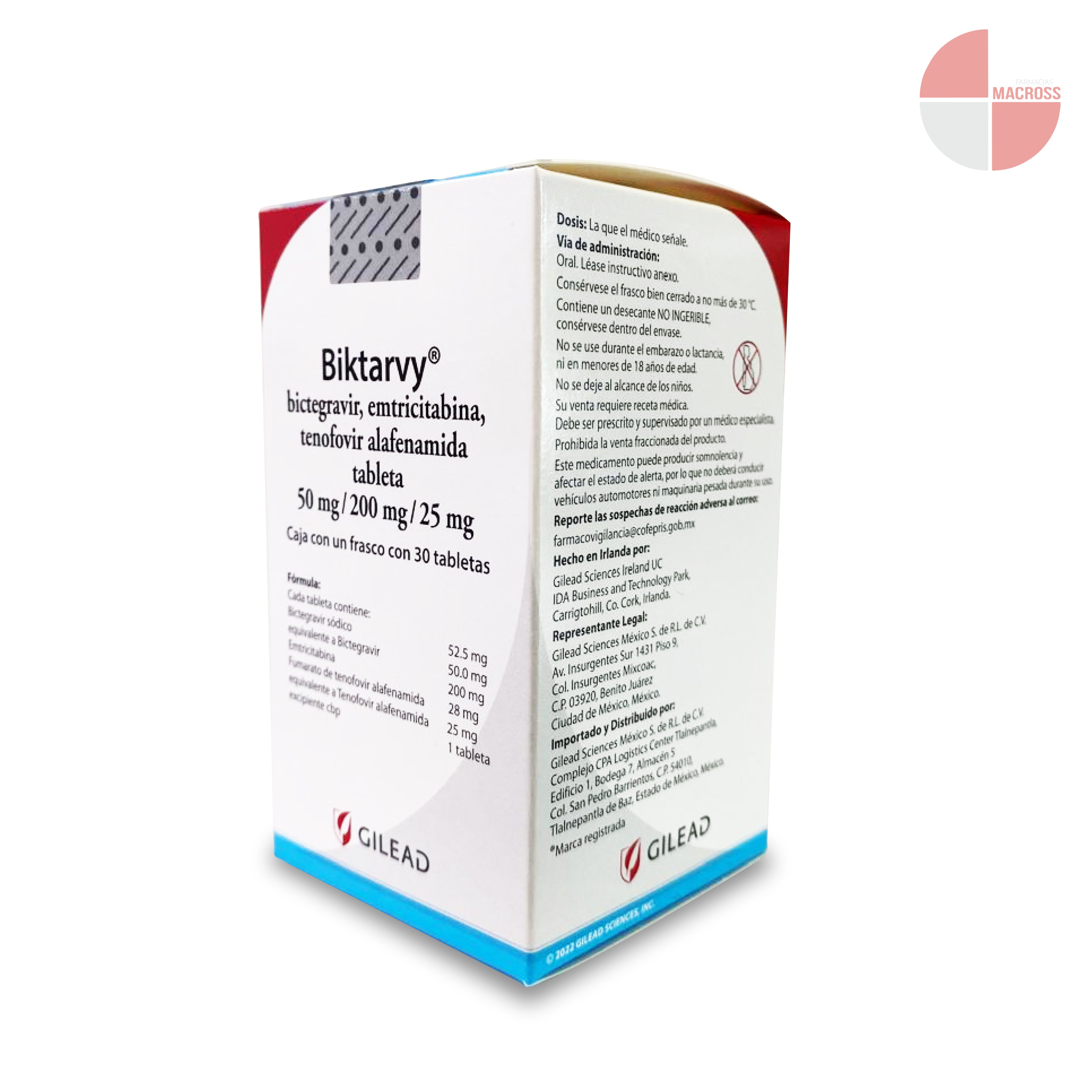 Biktarvy Precio en México y para qué Sirve - FARMACIAS MACROSS