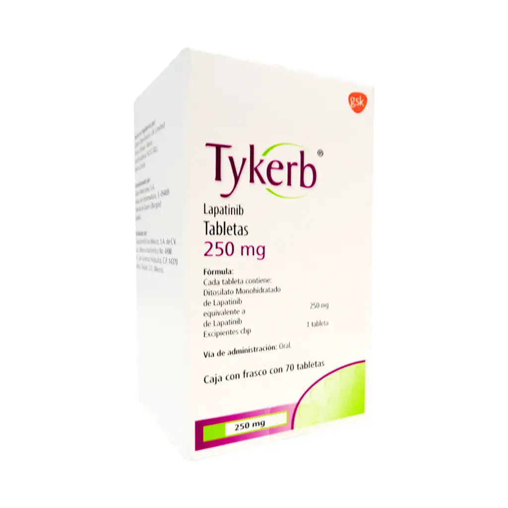 TYKERB 250 mg fco con 70 tabletas - FARMACIAS MACROSS